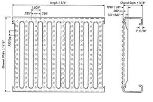 Grate Lock Grating Manufactured in various widths, dimpled or solid deck