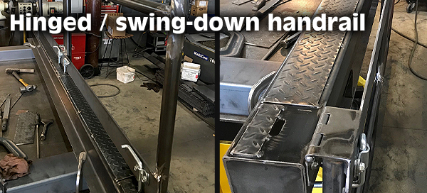 hinged-safety-handrail - Metals, Inc.